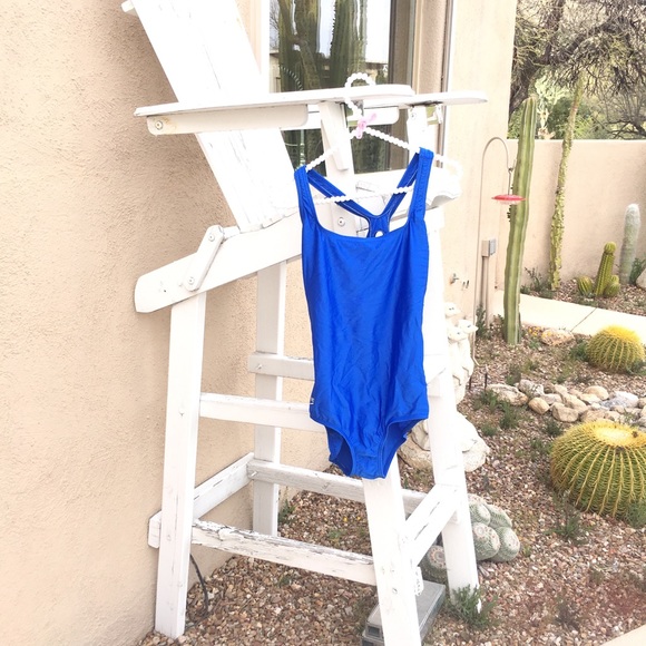 Speedo | Swim | Speedo Royal Blue Racerback One Piece Swimsuit | Poshmark